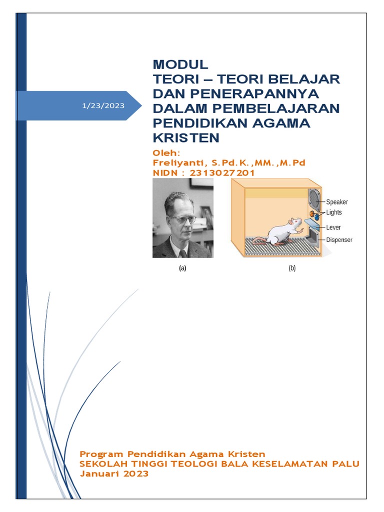 Modul Teori Pembelajaran NEW PDF | PDF