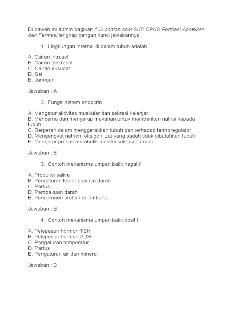 Soal SKB | PDF