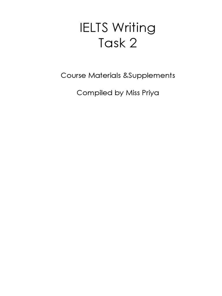 IELTS Writing Task 1 Guidelines | PDF | Diploma | Waste