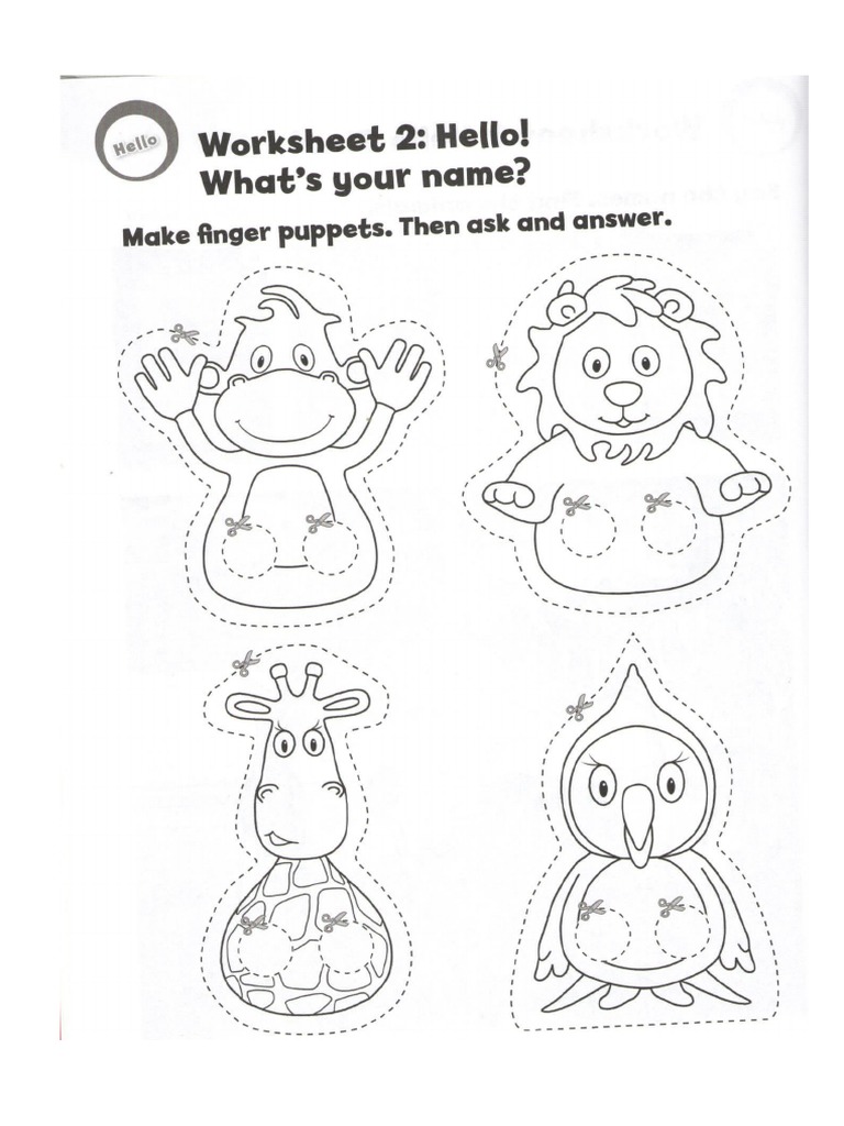 Hello - Worksheet 2 | PDF