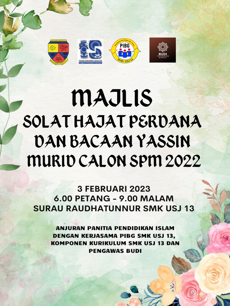 BUKU PROGRAM SOLAT HAJAT SPM 2022 3 FEB 2023 | PDF | Perjalanan