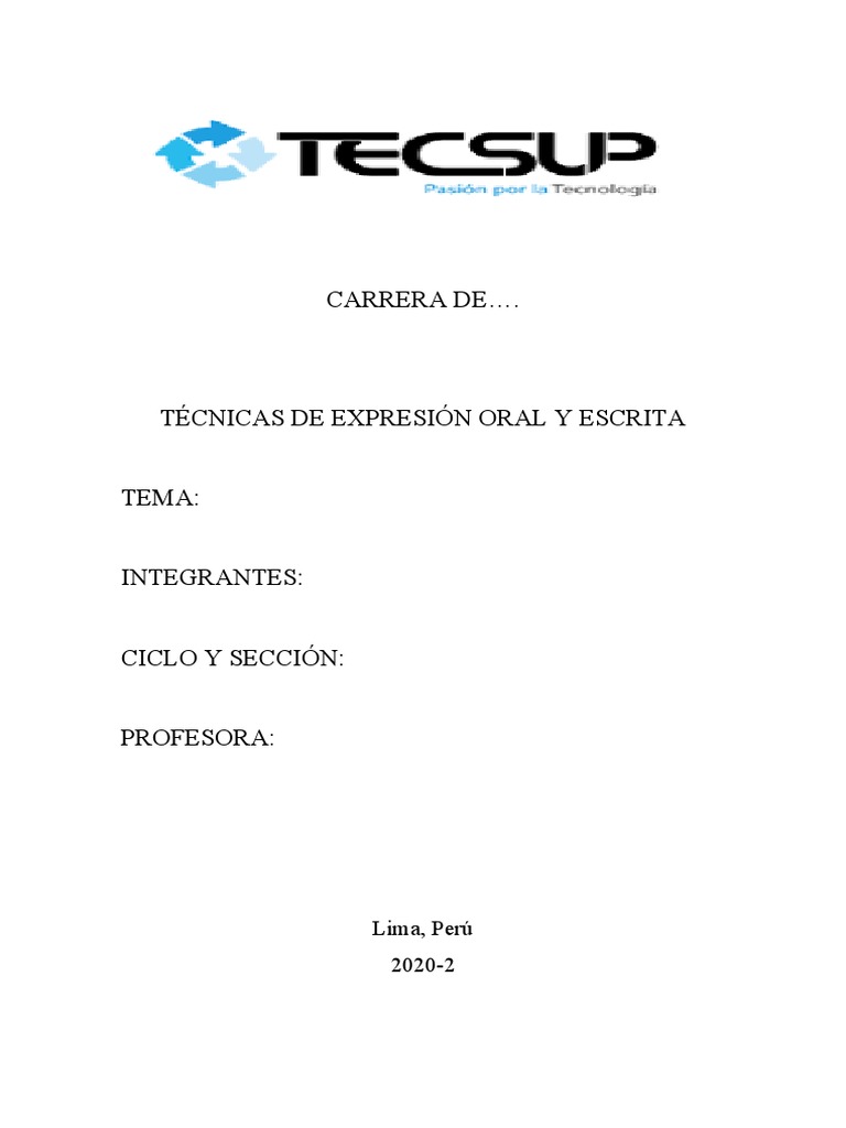 Modelo de Carátula | PDF