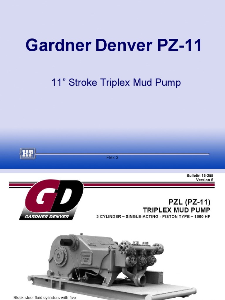 Gardner Denver PZ-11revF3 | PDF | Screw | Pump