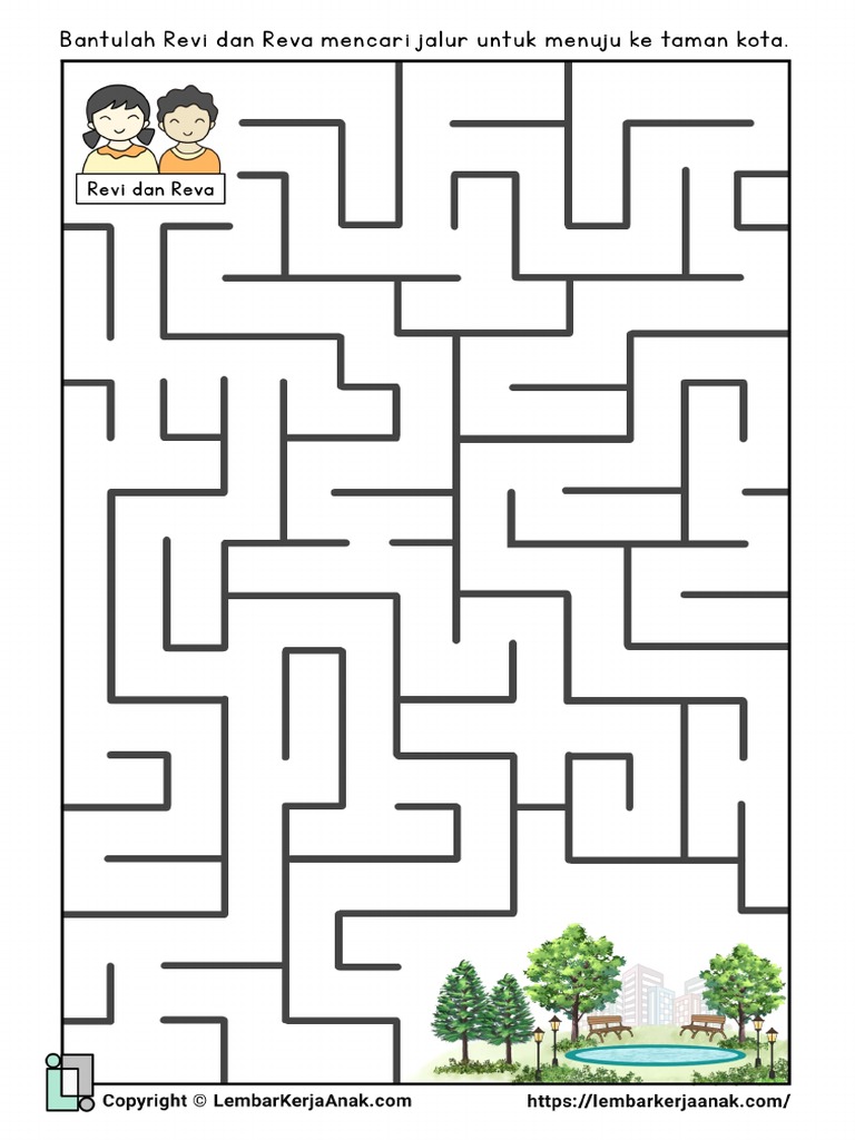 Maze - Taman Kota | PDF