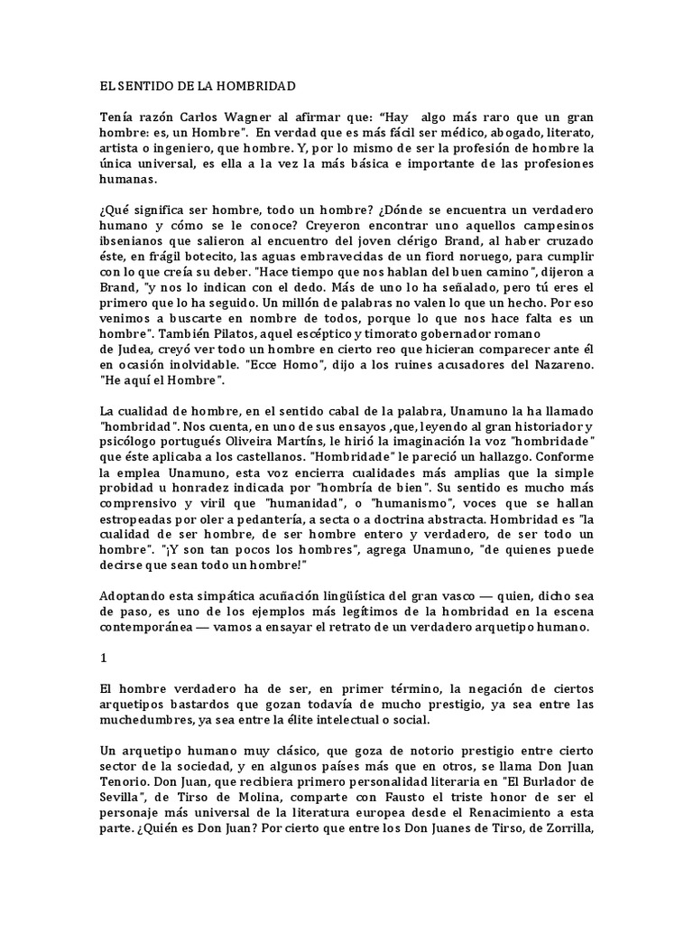 Mackay, J. El Sentido de Hombridad | PDF | Teoría