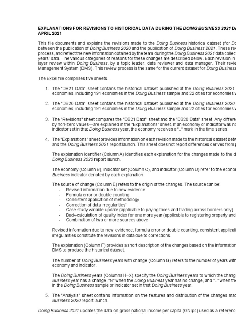 Historical Data DB04 DB20 | PDF | Economies