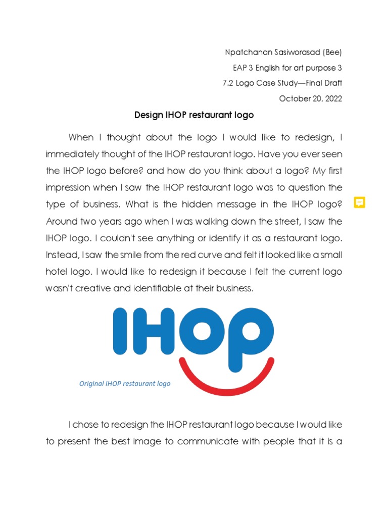 Sample Logo Case Study Student Paper | PDF | Logos | Brand