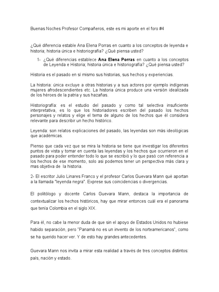 Foro 4 | PDF | Panamá