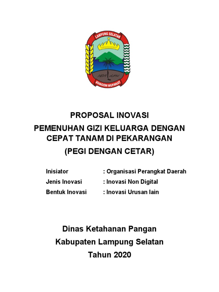 Proposal Inovasi | PDF