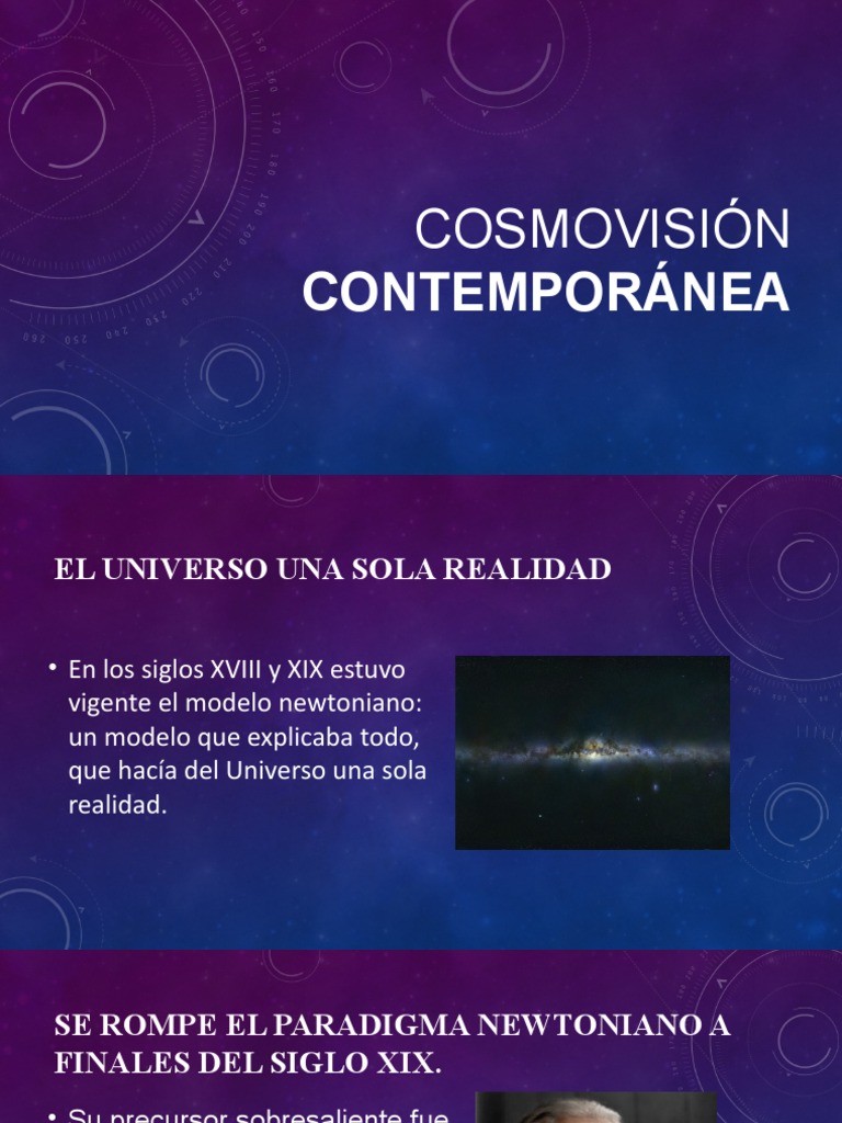 Cosmovisión Contemporánea | PDF