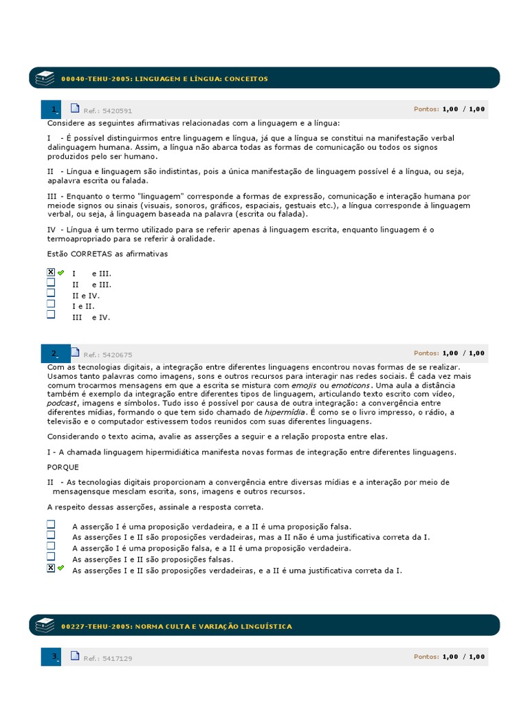 Prova De Portugues Pdf Comunicação Escrita