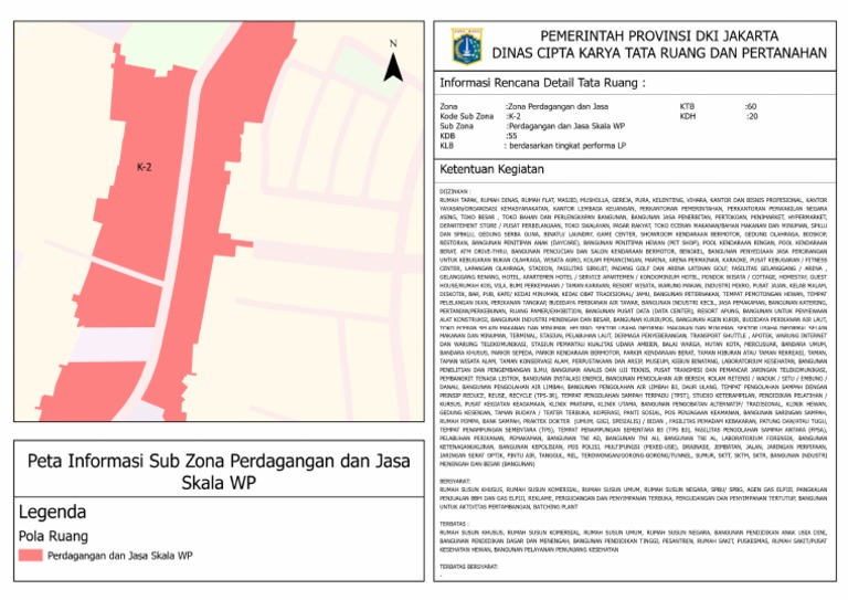 Subzona - Perdagangan Dan Jasa Skala WP | PDF