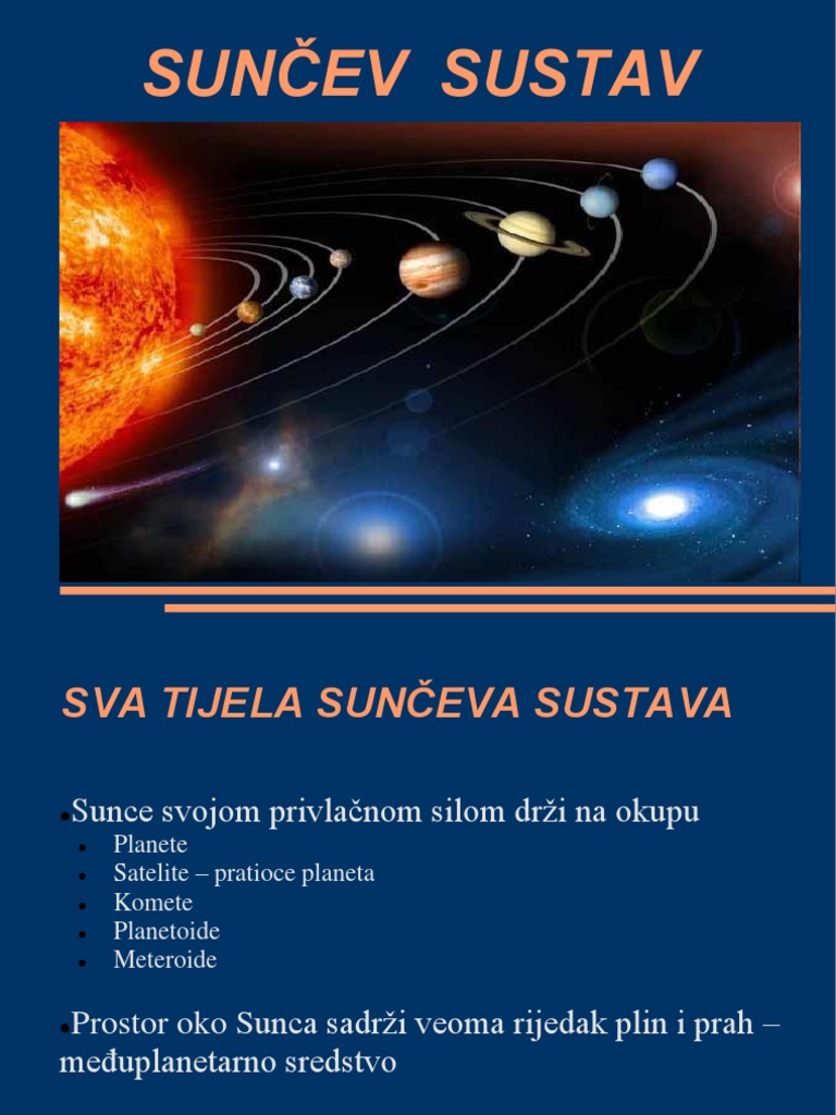 Suncev Sustav PDF | PDF