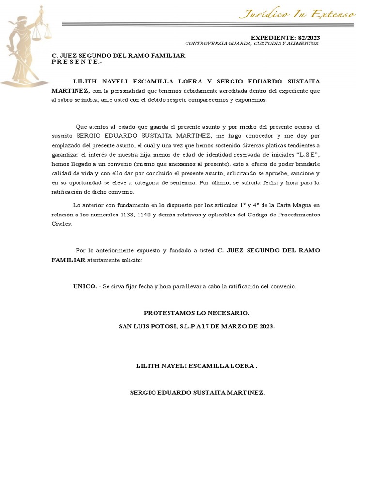Promocion Anexando Convenio Familiar | PDF