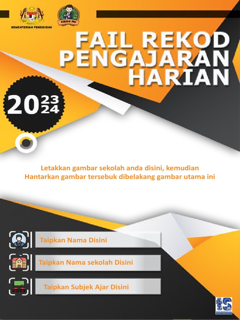 FAIL REKOD PERSEDIAN MENGAJAR 2022-2023 EDISI SABAH - by CikguMu | PDF