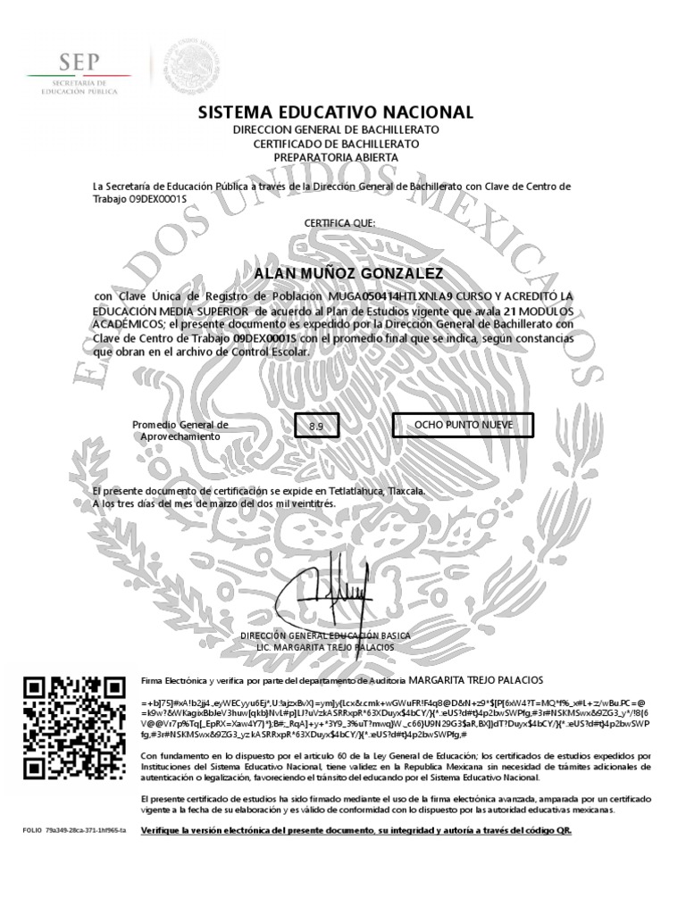 Null PREPA 8.9 ALAN MUÑOZ | PDF | México