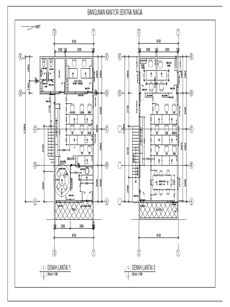 Layout Kantor Sentra Niaga-2-Model | PDF