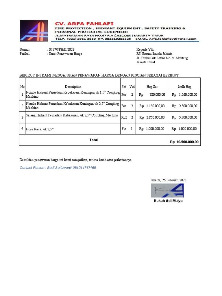 Arfa, Rsu Bunda | PDF
