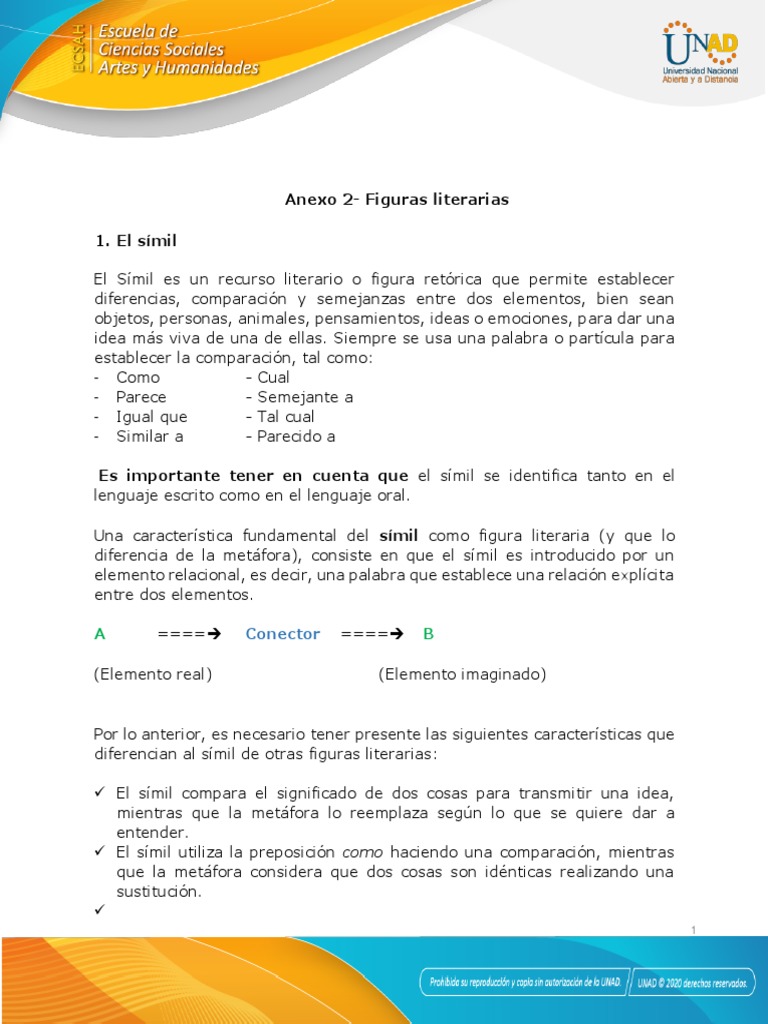 Símil: Definición y Ejemplos | PDF | Metáfora | Comunicación humana