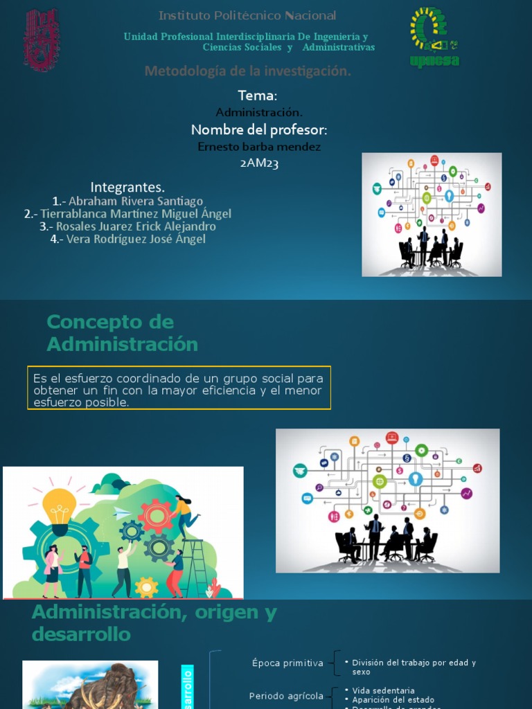 Exposicion Administracion. | PDF | Administración Pública | Planificación