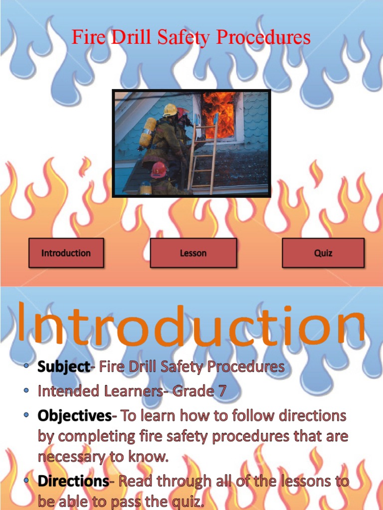 Firedrill Pdf