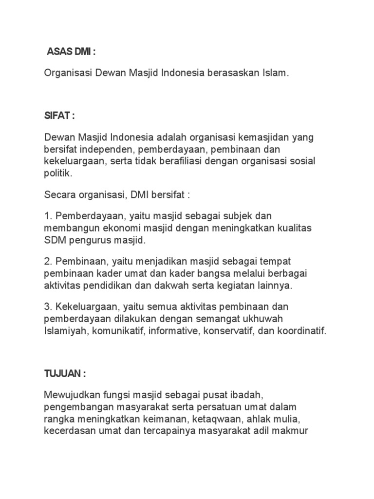 Asas Dmi | PDF