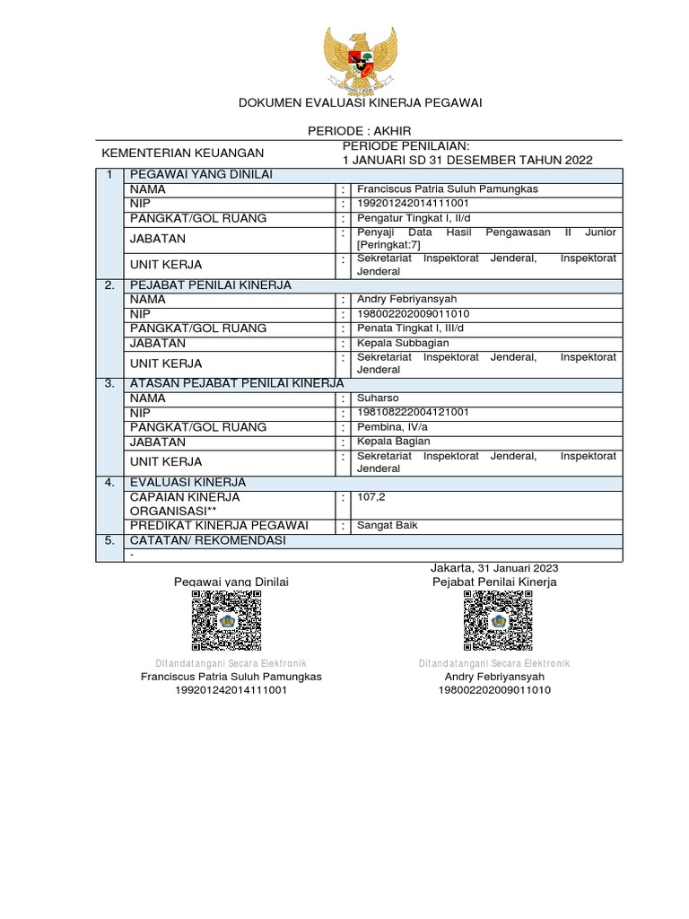 DEK - Patria Suluh - BOAHP | PDF