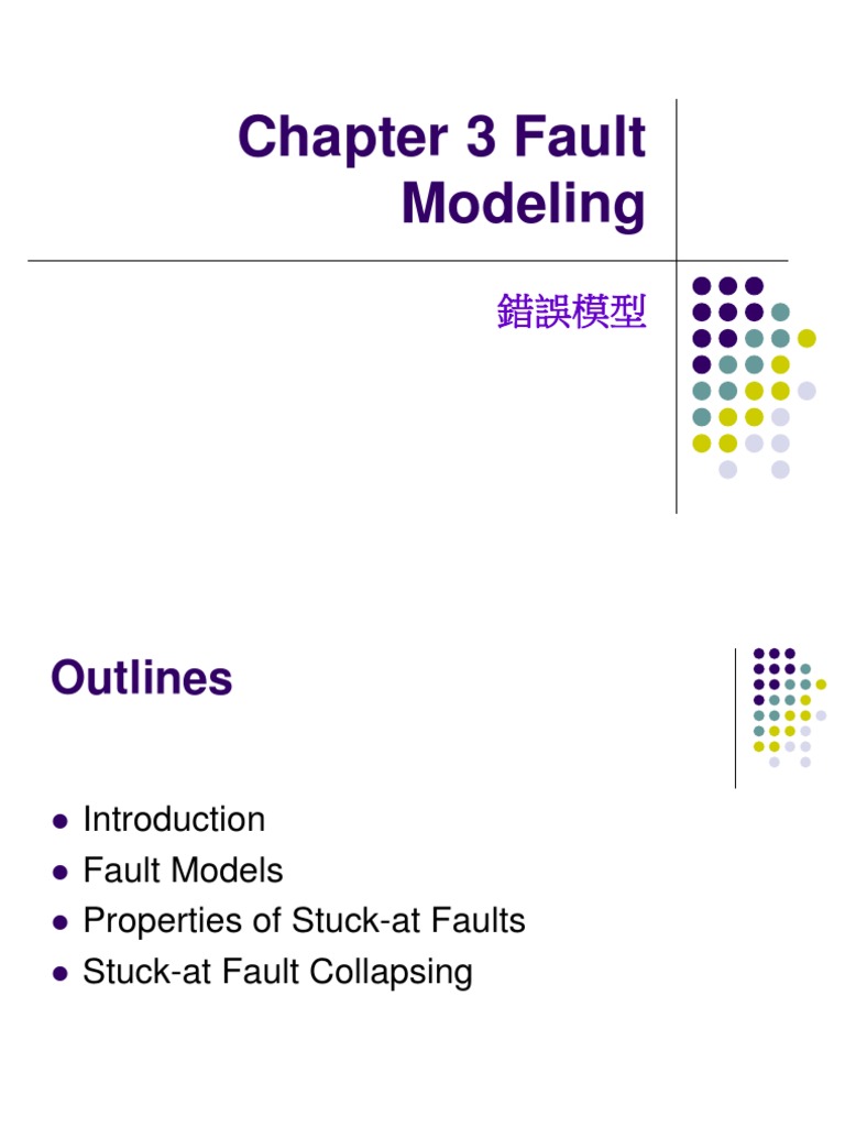 Ch3.fault Modeling | PDF