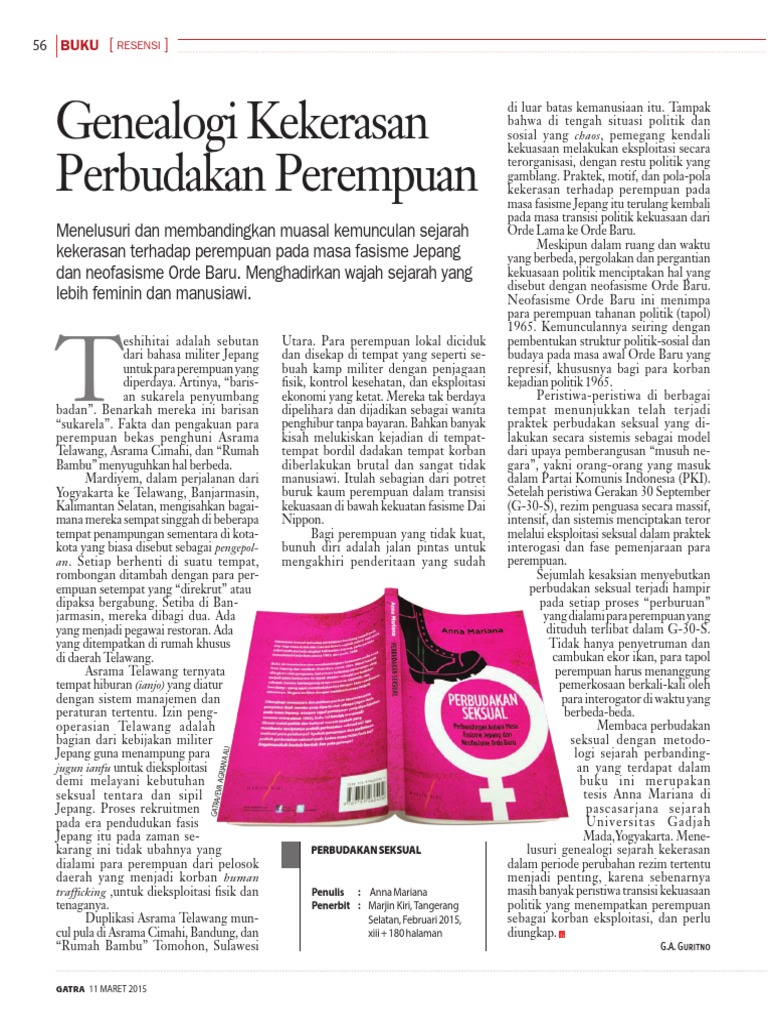 Perbudakan Seksual Perempuan dalam Sejarah | PDF