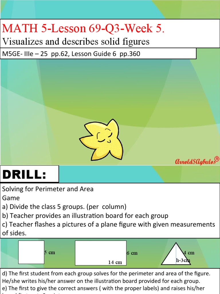 Visualizing Solid Figures for Grade 5 | PDF | Geometry | Euclidean Geometry