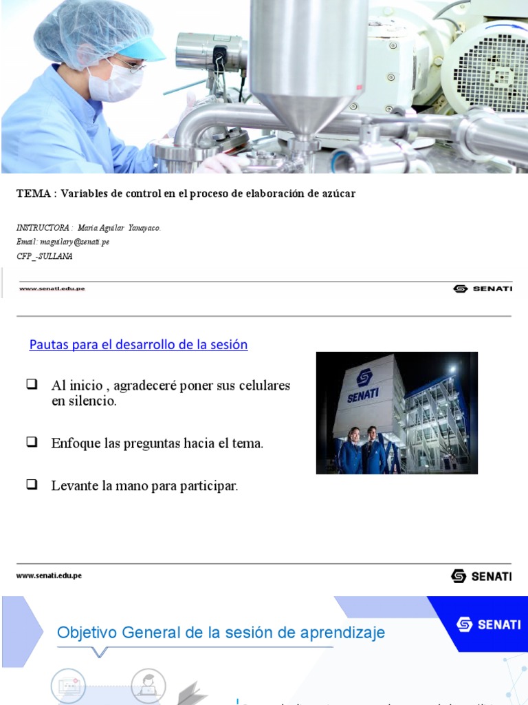 SEM. 3. Variables de Control en El Proceso de Elaboracion de Azucar ...