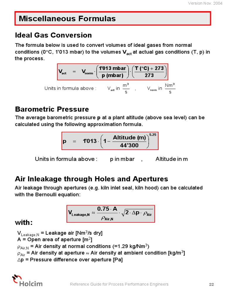Barometric Pressure | PDF