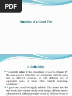 12 Characteristics of A Good | PDF | Test (Assessment) | Validity ...