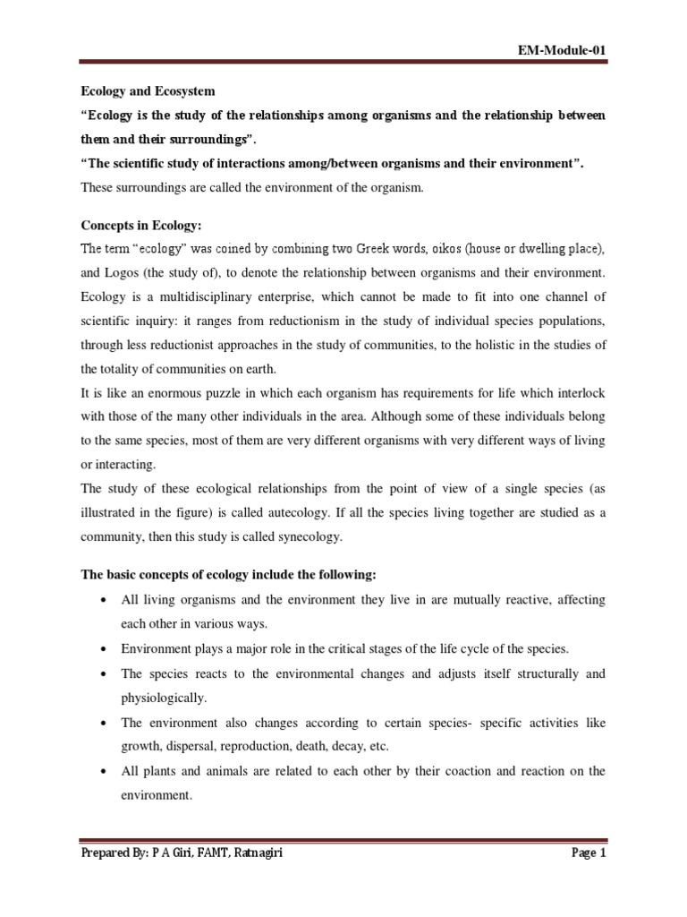 Module 3 | PDF | Food Web | Ecosystem