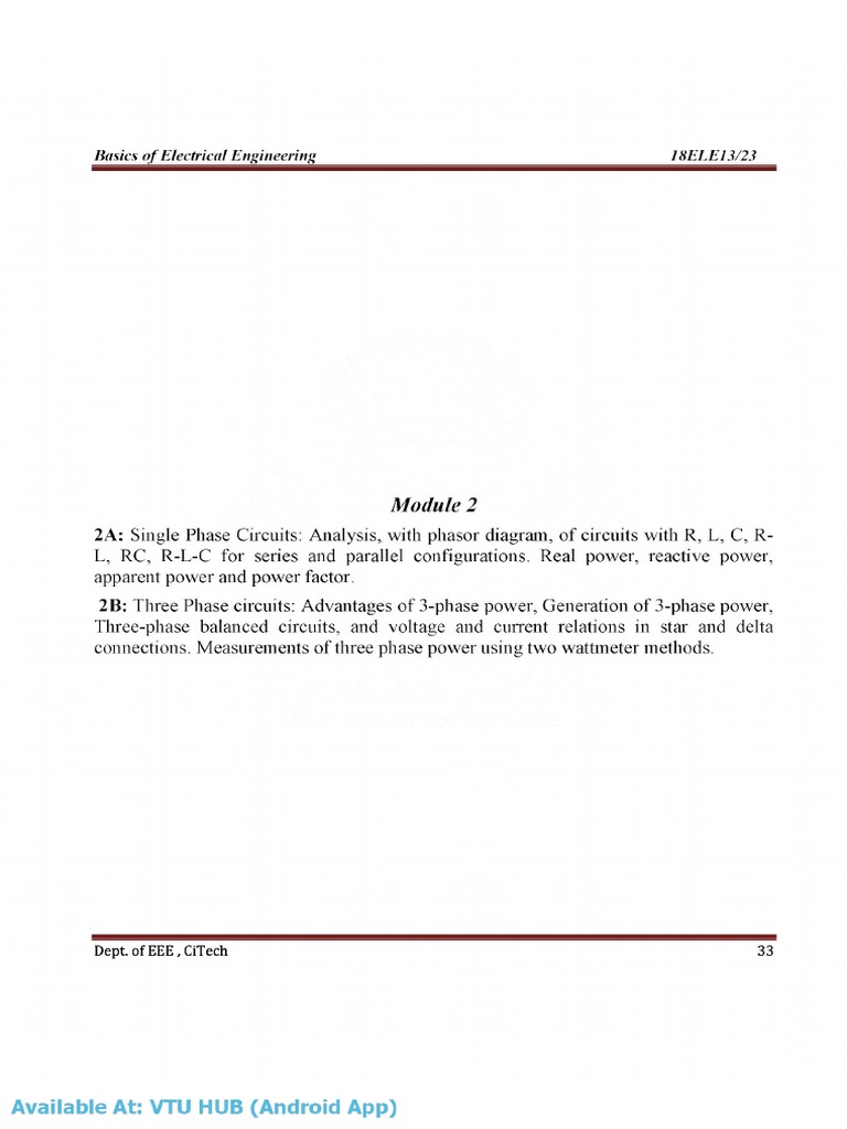 3 Phase And Single Phase Circuits Pdf