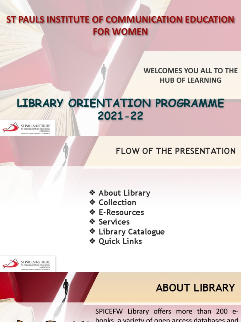 Library Orientation | PDF | Libraries | Mass Media