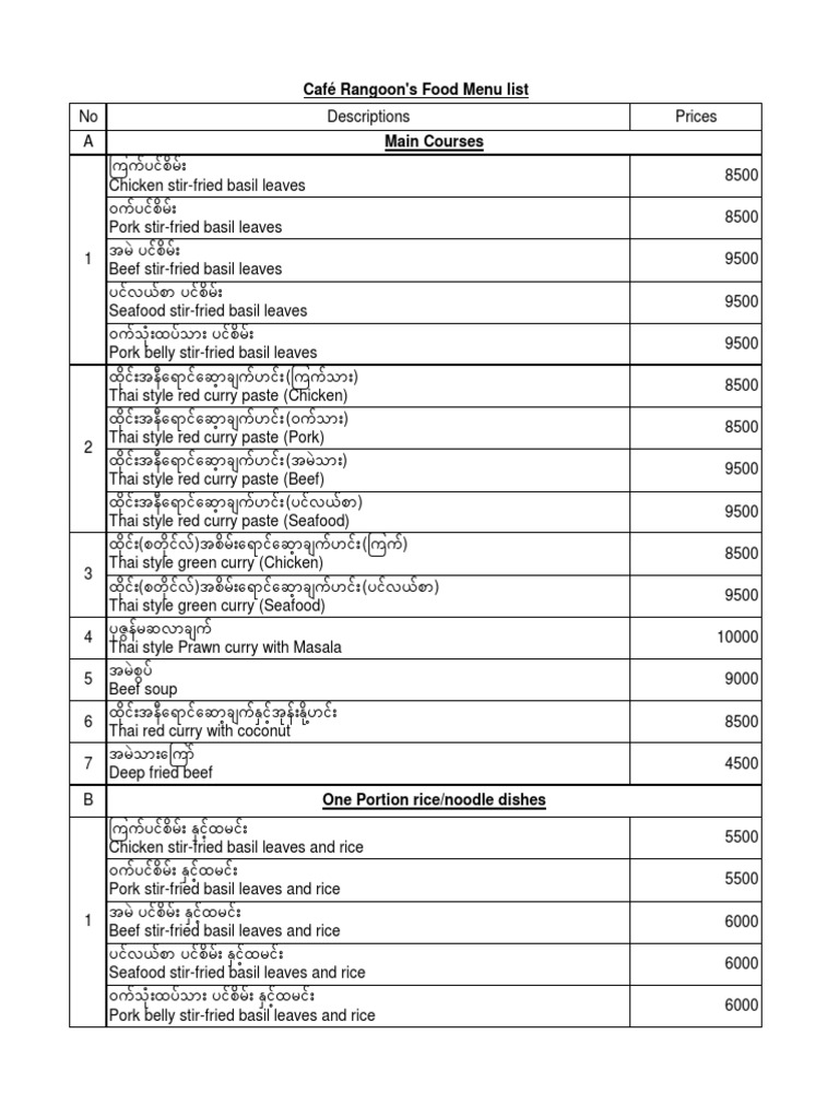 Delivery Menuandprice Pdf Pdf