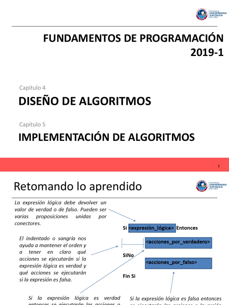 2019-1 Clase 6 - Diseño e Implementacion de Algoritmos | Descargar gratis PDF | Algoritmos ...