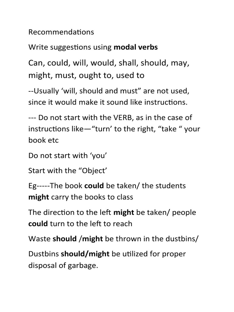 Recommendations PDF