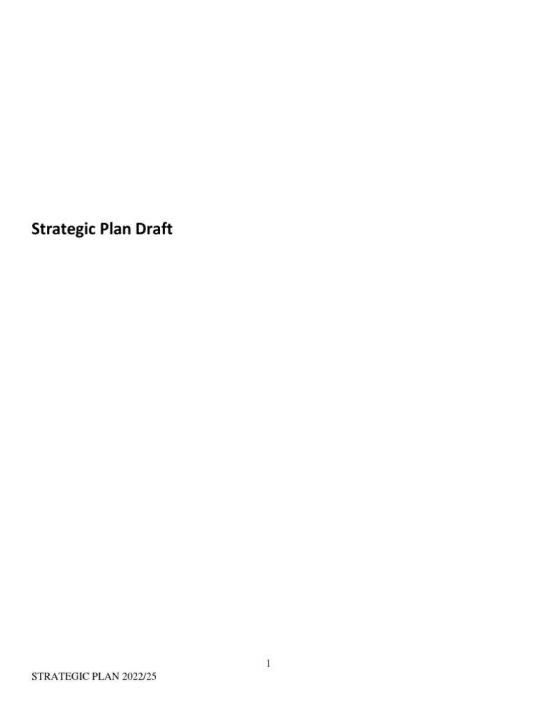 Strategic Planning Process and Sample Strategic Plan | PDF ...