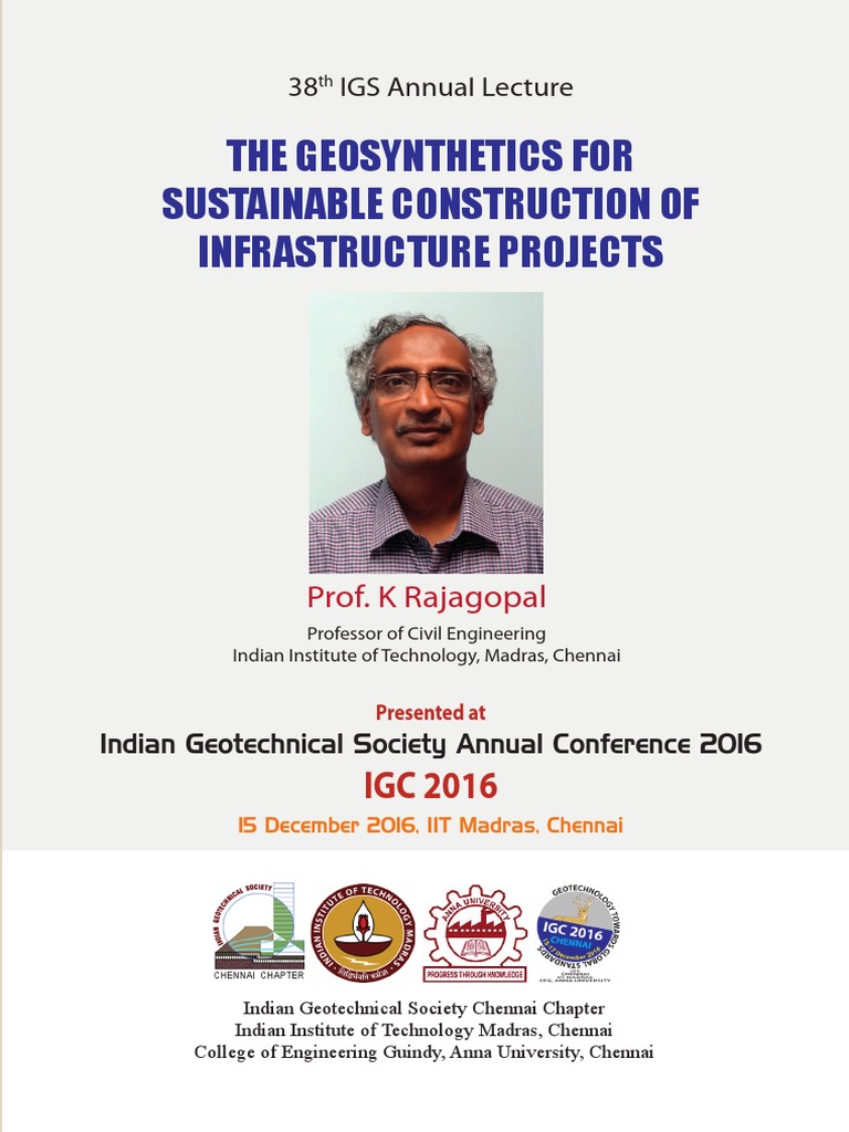 Annual Lecture - KRG | PDF | Geotechnical Engineering | Strength Of ...