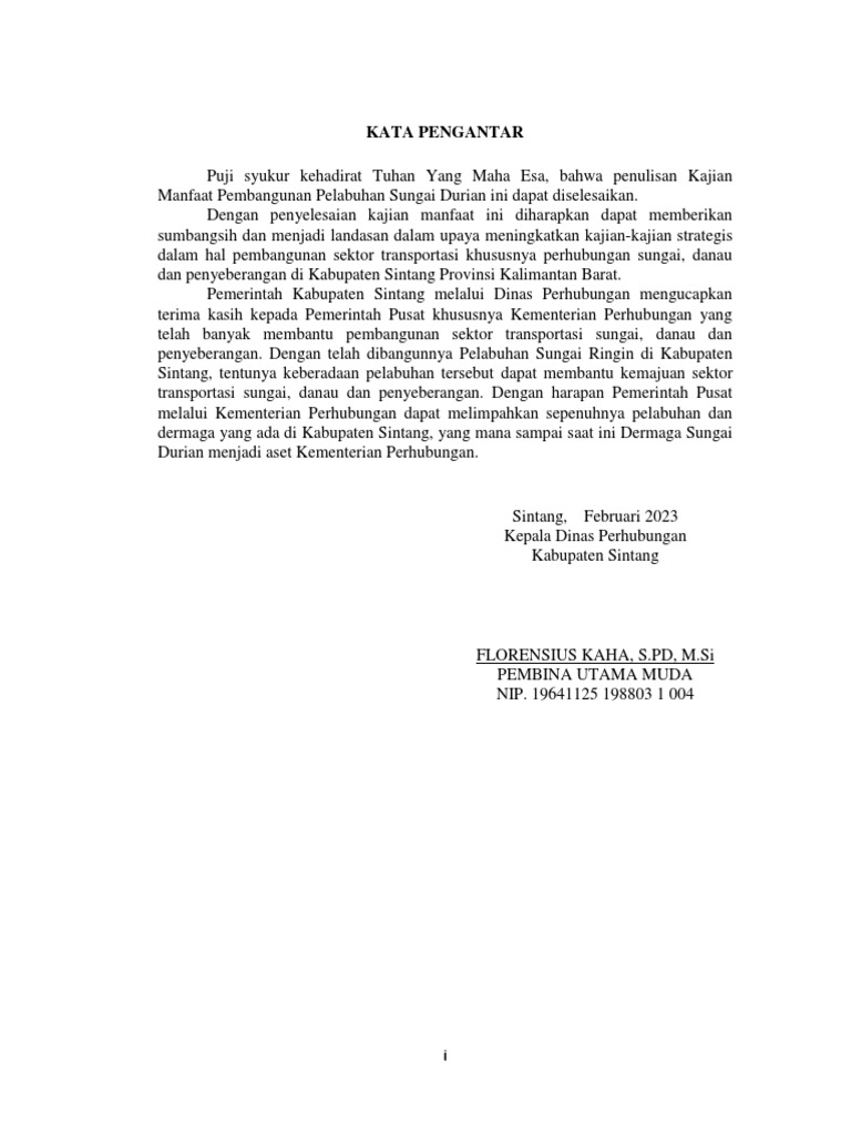 Kata Pengantar PDF | PDF