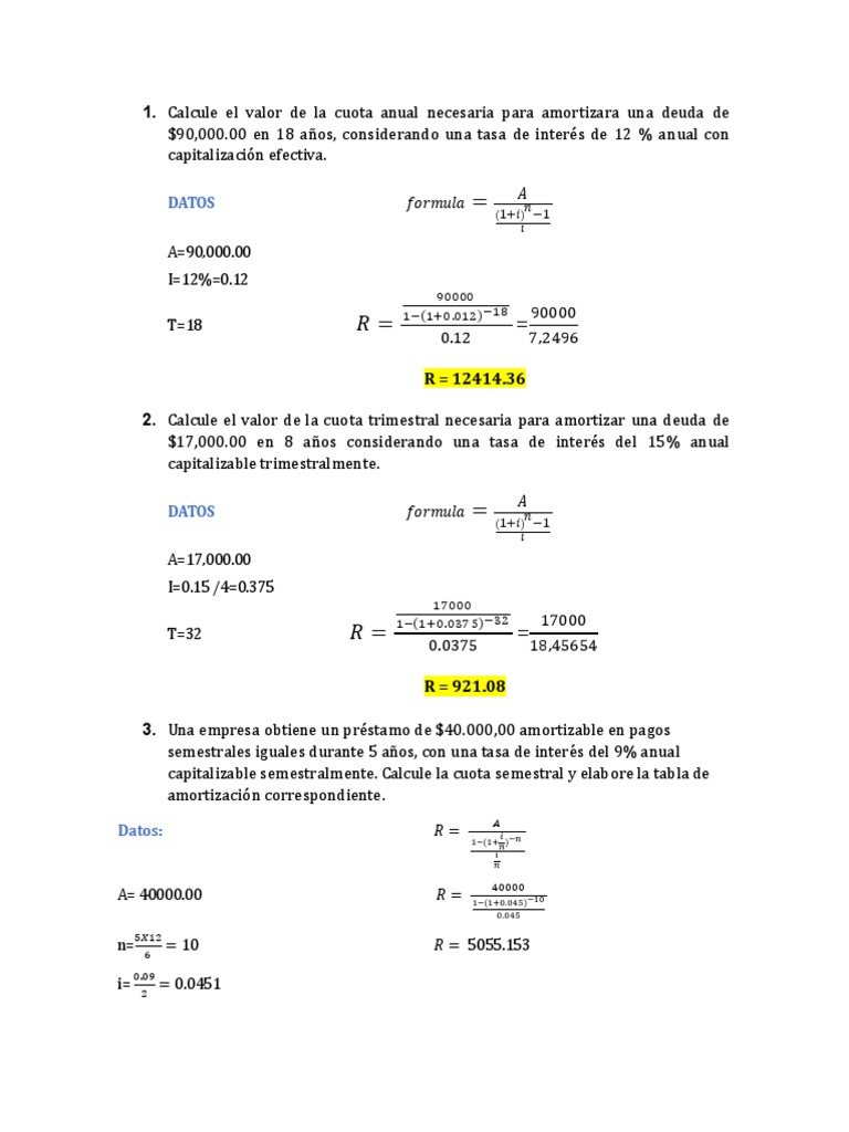 Ejercicios Ie | PDF | Interés | Economias