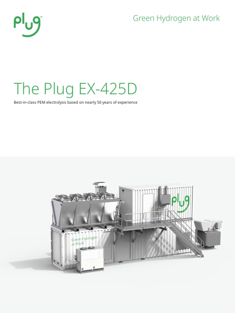 Plug Ex 425d Electrolyzer English | PDF | Nature | Physical Quantities