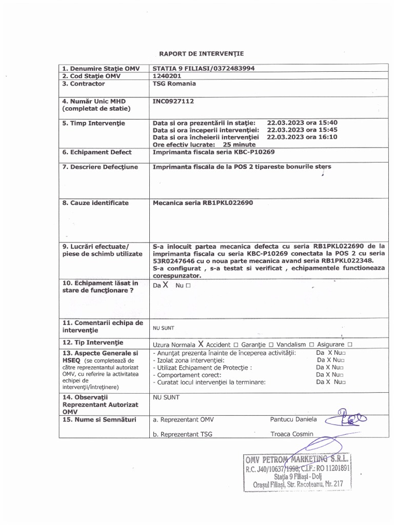 INC0927112 - FS1240201 9 Filiasi PDF | PDF