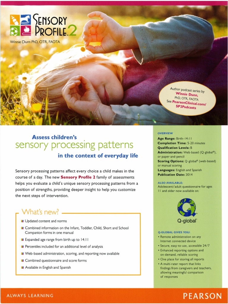 Sensory Profile 2 Technical Summary | PDF