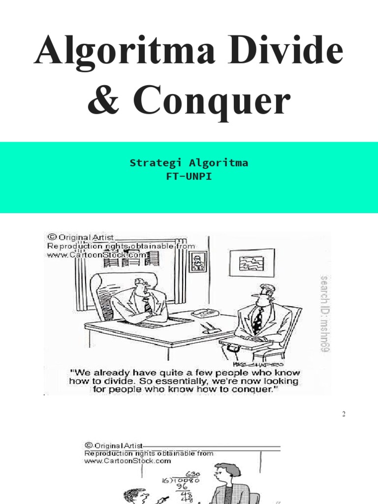 Algoritma Divide & Conquer | PDF