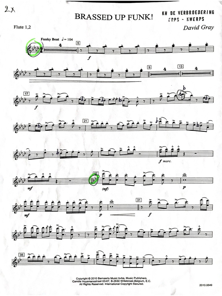 Brassed Up Funk | PDF