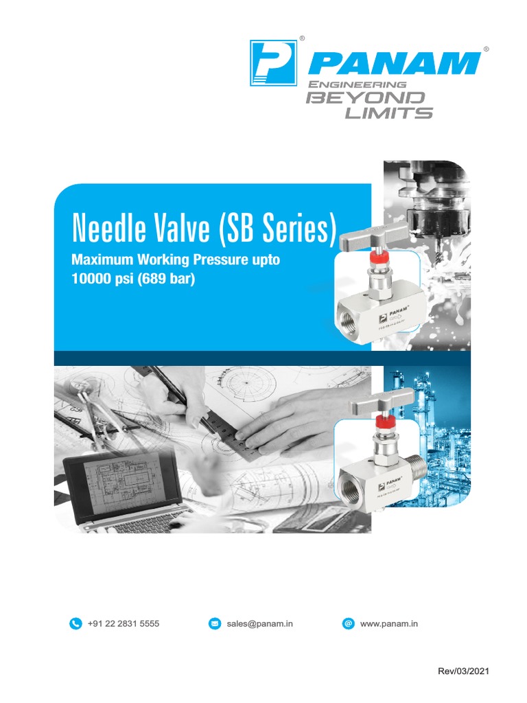 Panam Needle Valves - SB Series | PDF | Valve | Leak