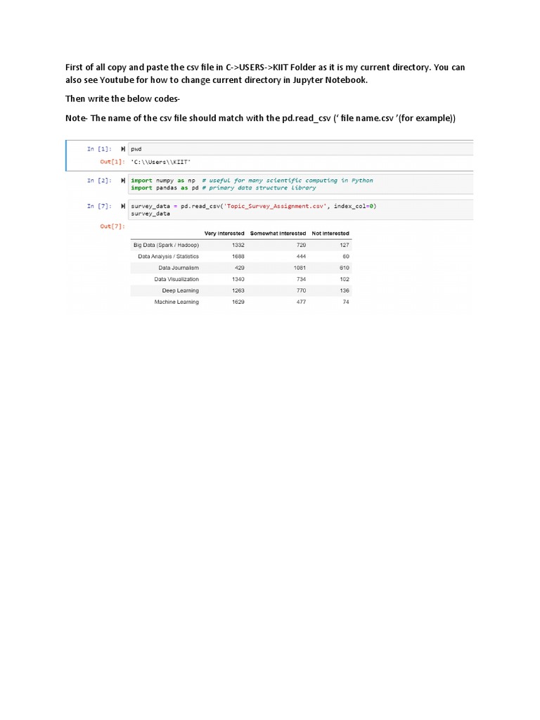 How To Read CSV File in Anaconda Navigator | PDF How To Read CSV File in Anaconda Navigator | PDF